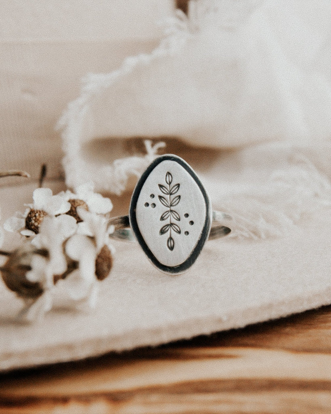 Fern Ring-Handmade Jewelry – Third Hand Silversmith LLC